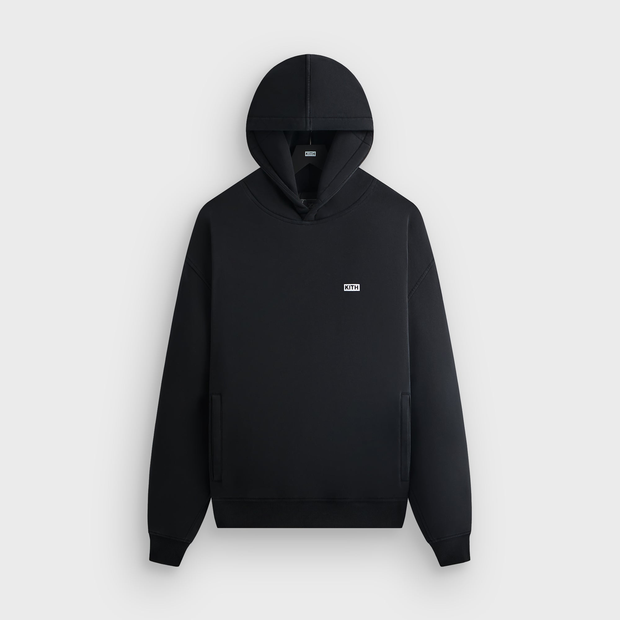 Kith Puffed Fleece Pullover - Black – Kith UK