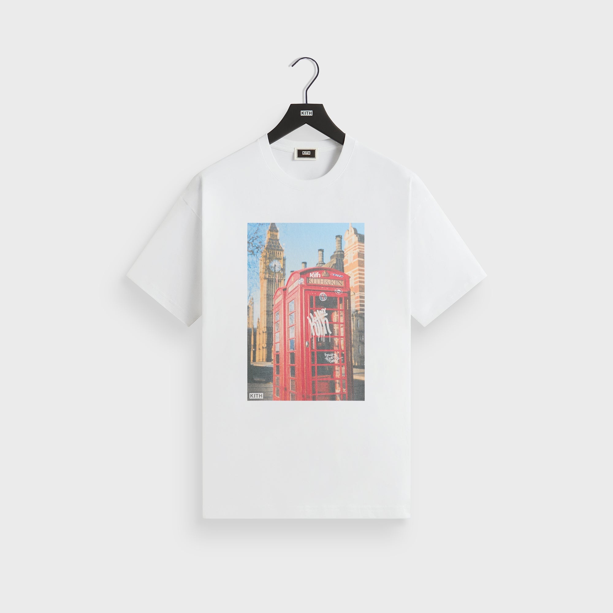 Kith London Graffiti Booth Tee - White – Kith UK