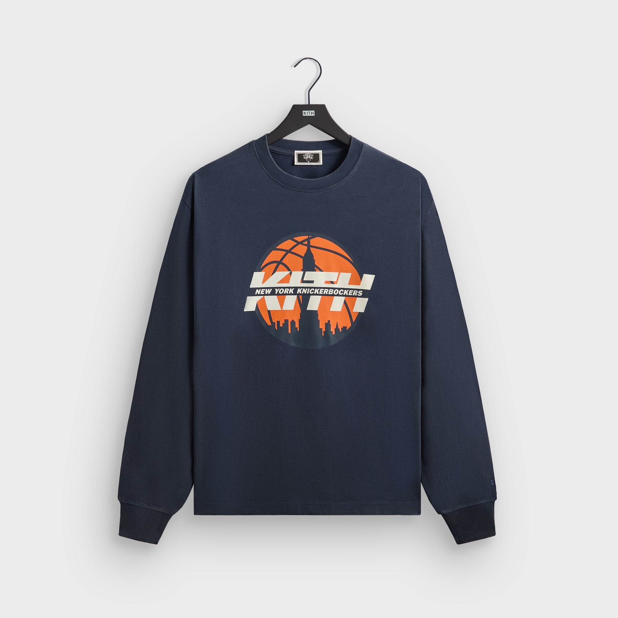 Kith for the New York Knicks Knickerbockers Long Sleeve Quinn Vintage ...