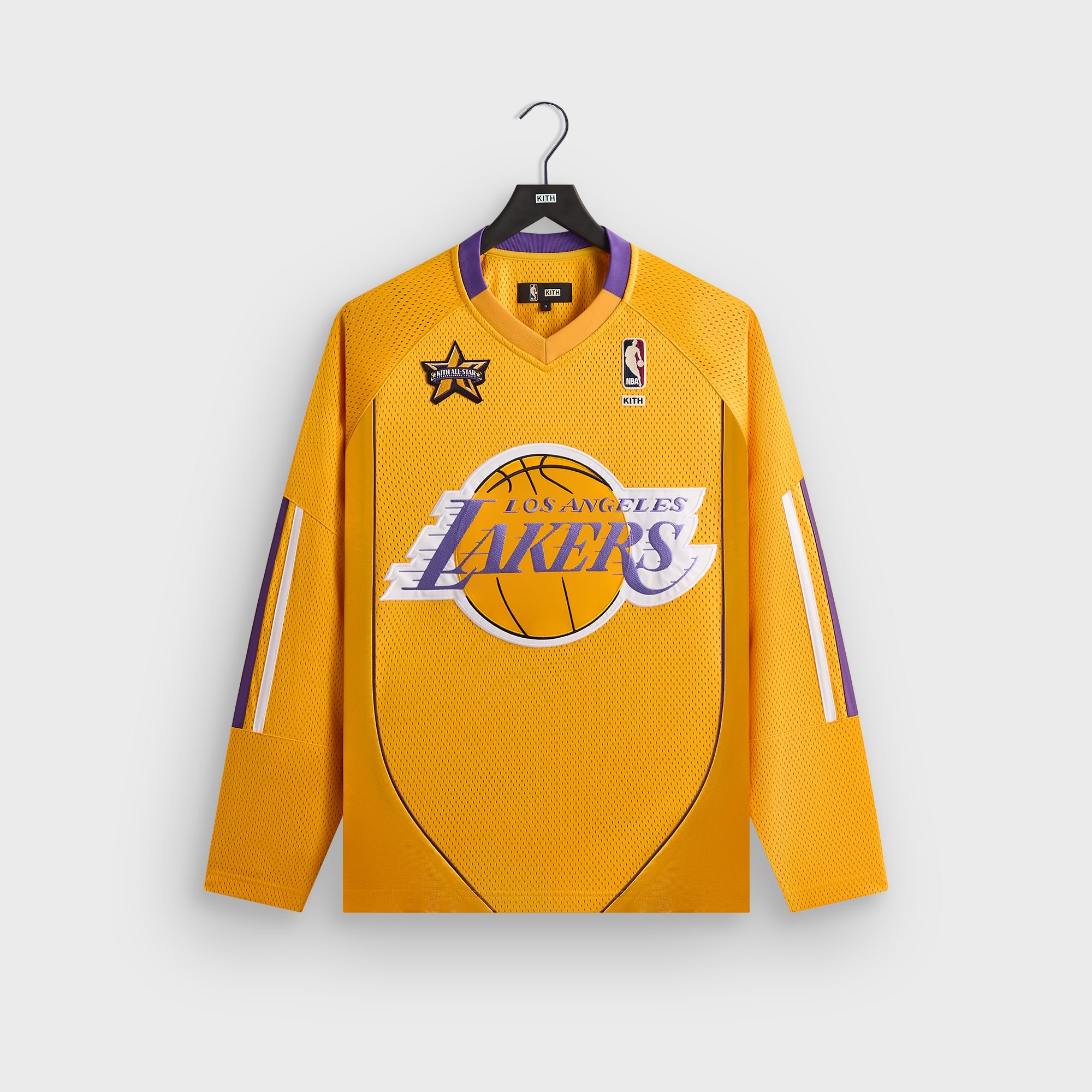 Kith for NBA All-Star Los Angeles Lakers Samuel Shirt - Marigold – Kith UK